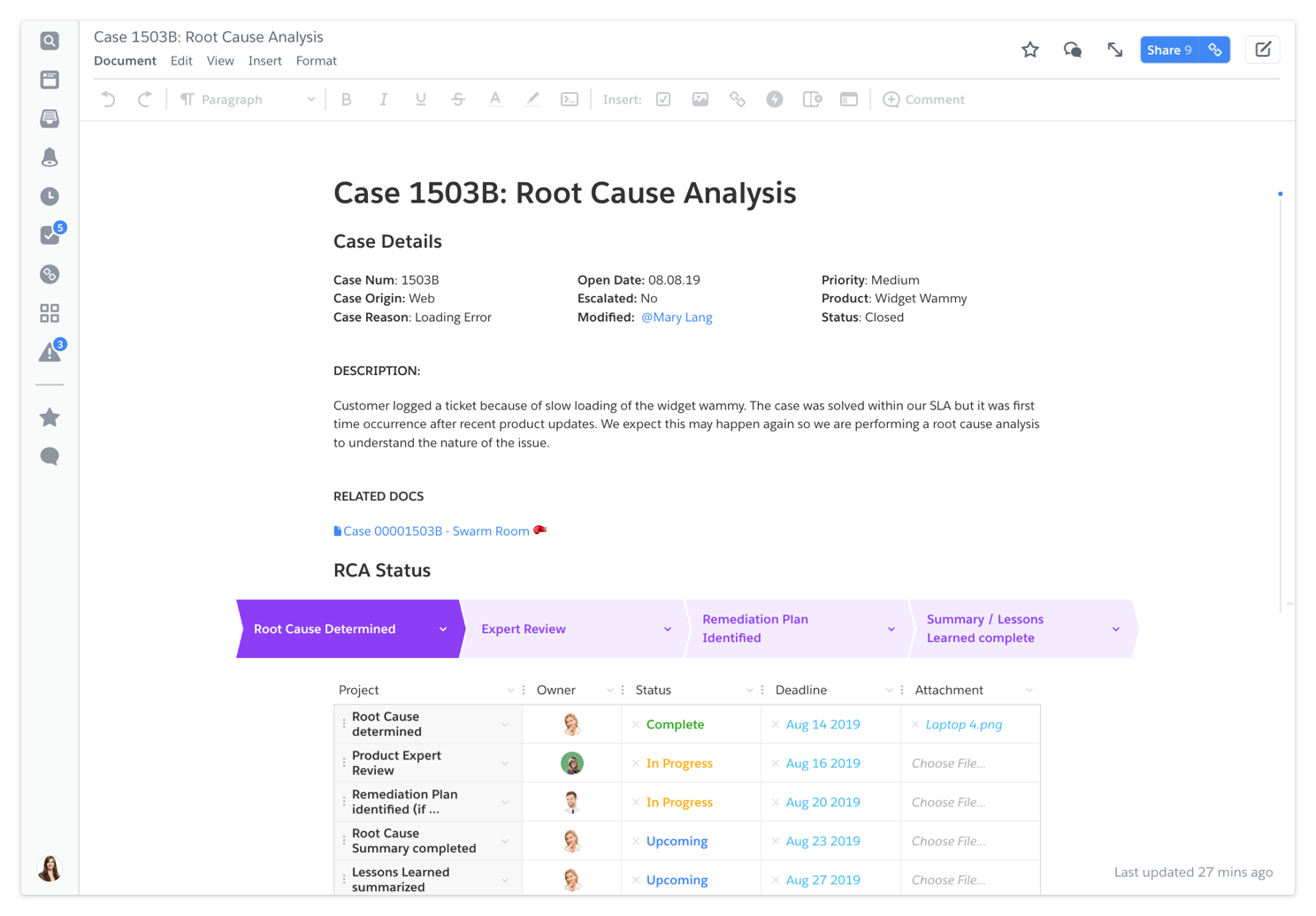 Root Cause Analysis