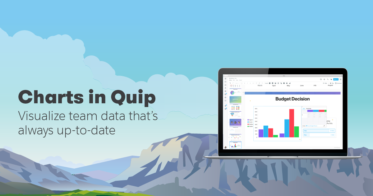 Quip Introducing Charts In Quip
